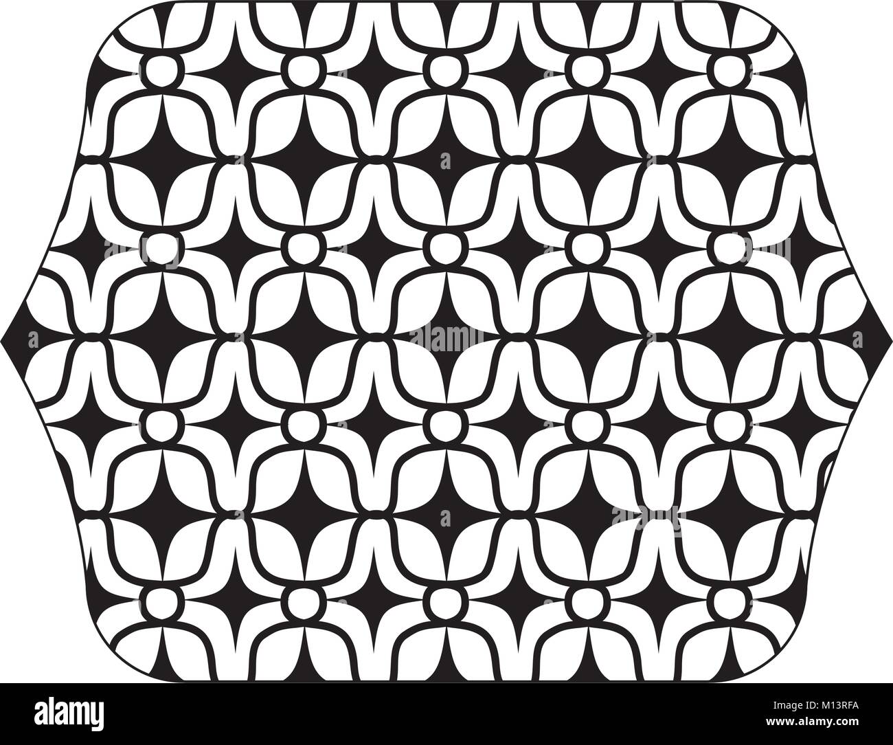 silhouette rectangle with graphic seamless pattern background texture ...