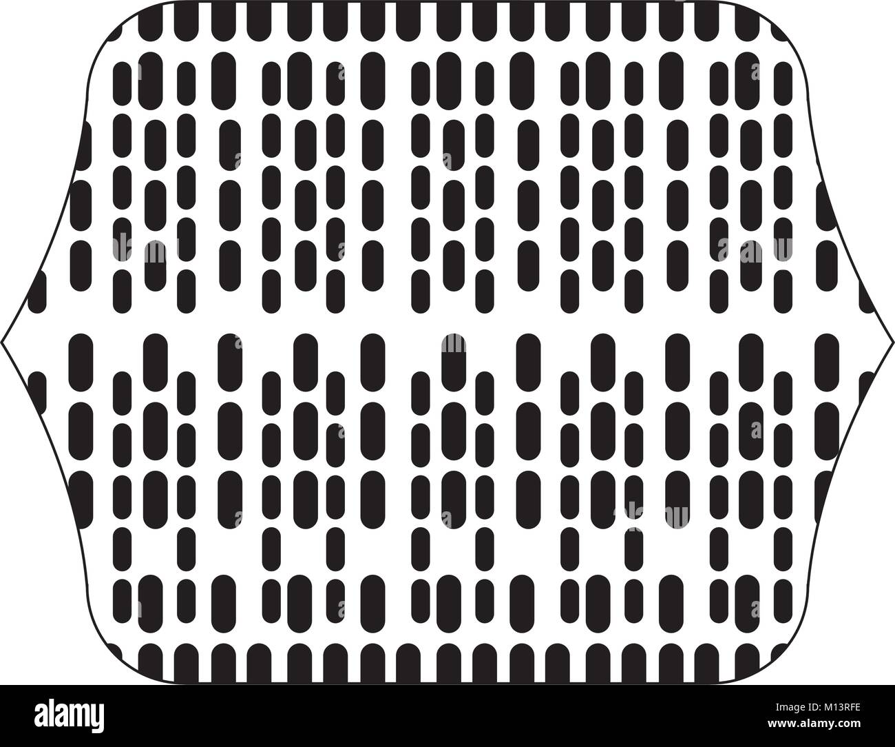 silhouette rectangle with pattern graphic seamless background design ...