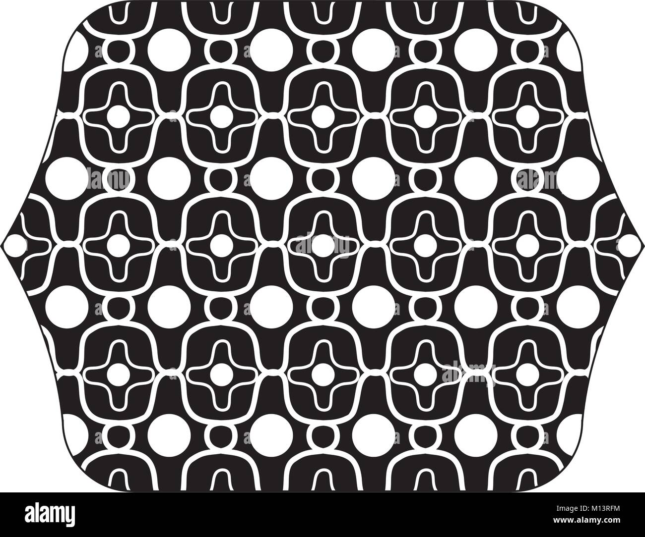 silhouette rectangle with pattern graphic seamless background texture ...