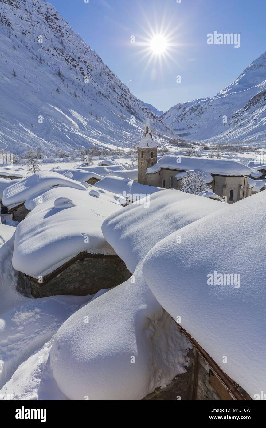France, Savoie, Vanoise National Park, Bonneval sur Arc, labelled Les ...
