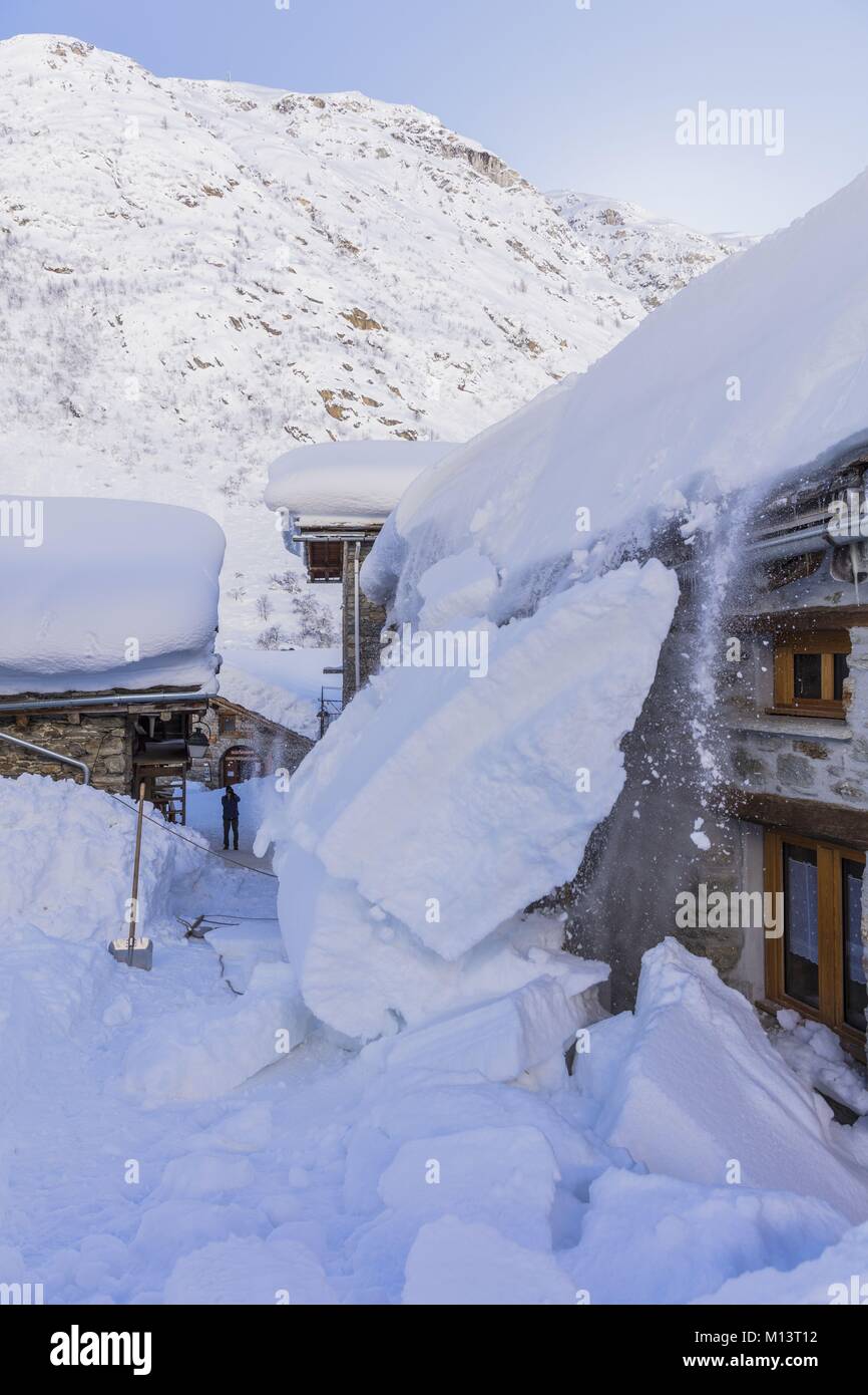 France, Savoie, Vanoise National Park, Bonneval sur Arc, labelled Les ...