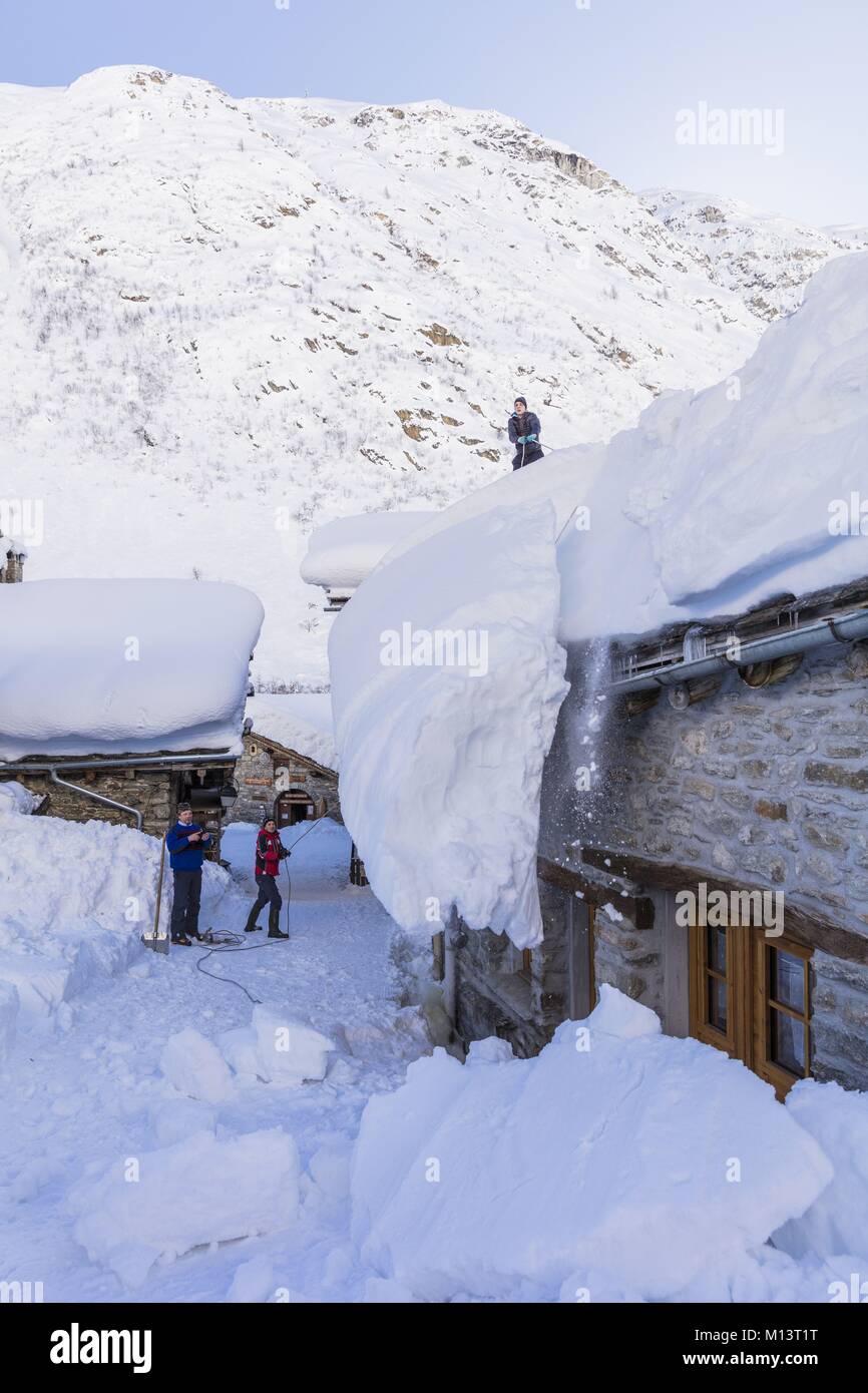 France, Savoie, Vanoise National Park, Bonneval sur Arc, labelled Les ...