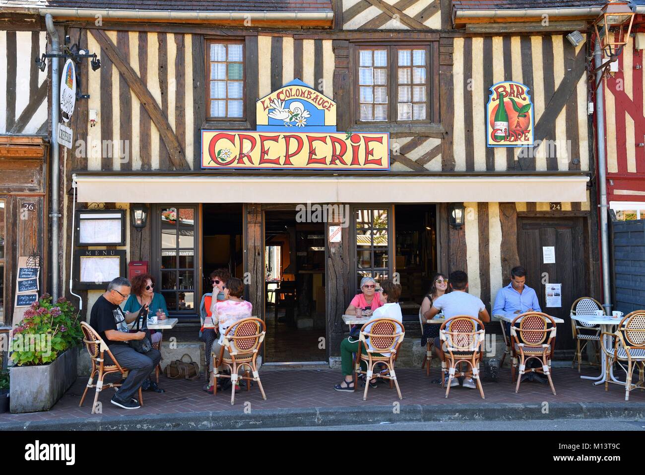 France, Calvados, Pays d'Auge, Beuvron en Auge, labelled Les Plus Beaux ...