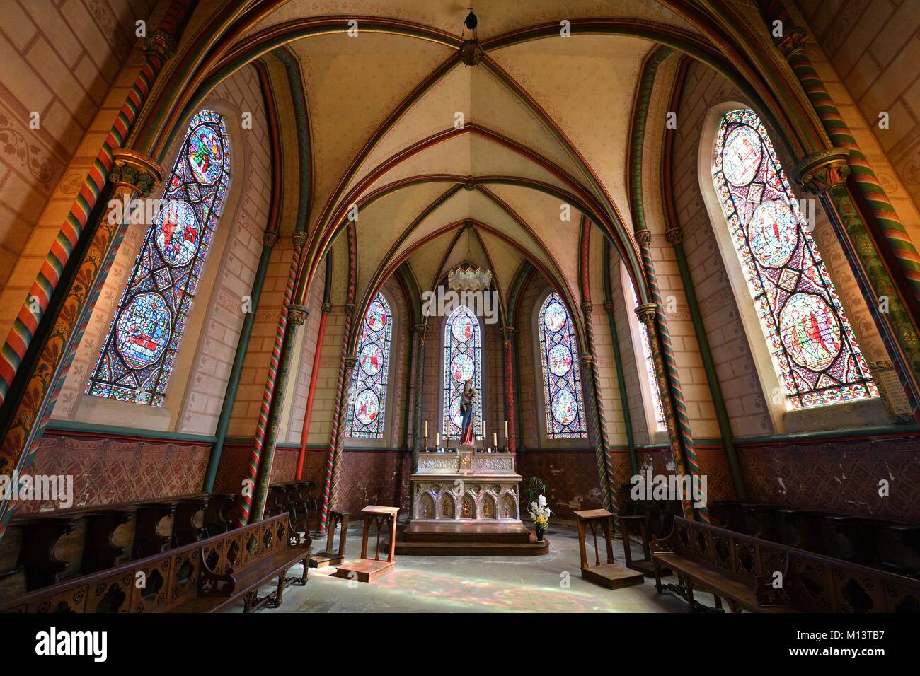 France, Manche, Cotentin Peninsula, Coutances, Notre Dame de Coutances ...