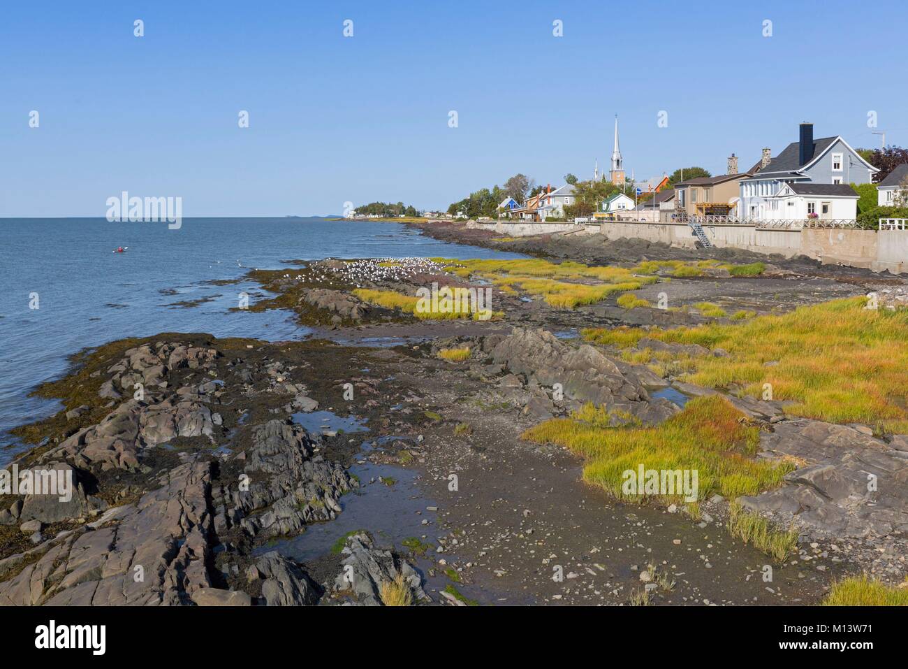 Canada, province of Quebec, Bas-Saint-Laurent region, the village of ...