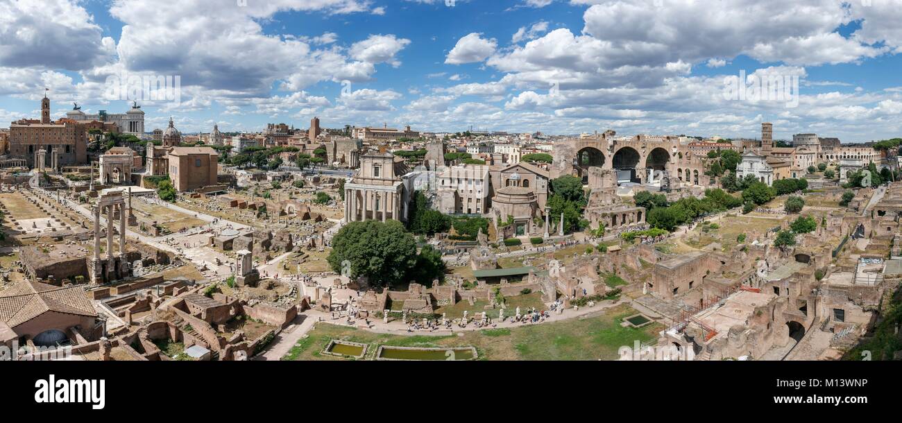Italy, Latium, Rome, historic centre listed as World Heritage by UNESCO ...