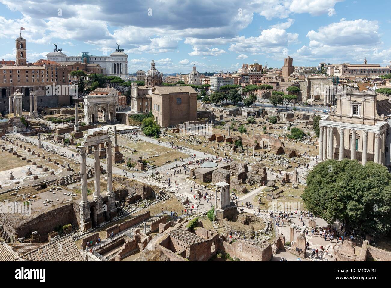 Italy, Latium, Rome, historic centre listed as World Heritage by UNESCO ...