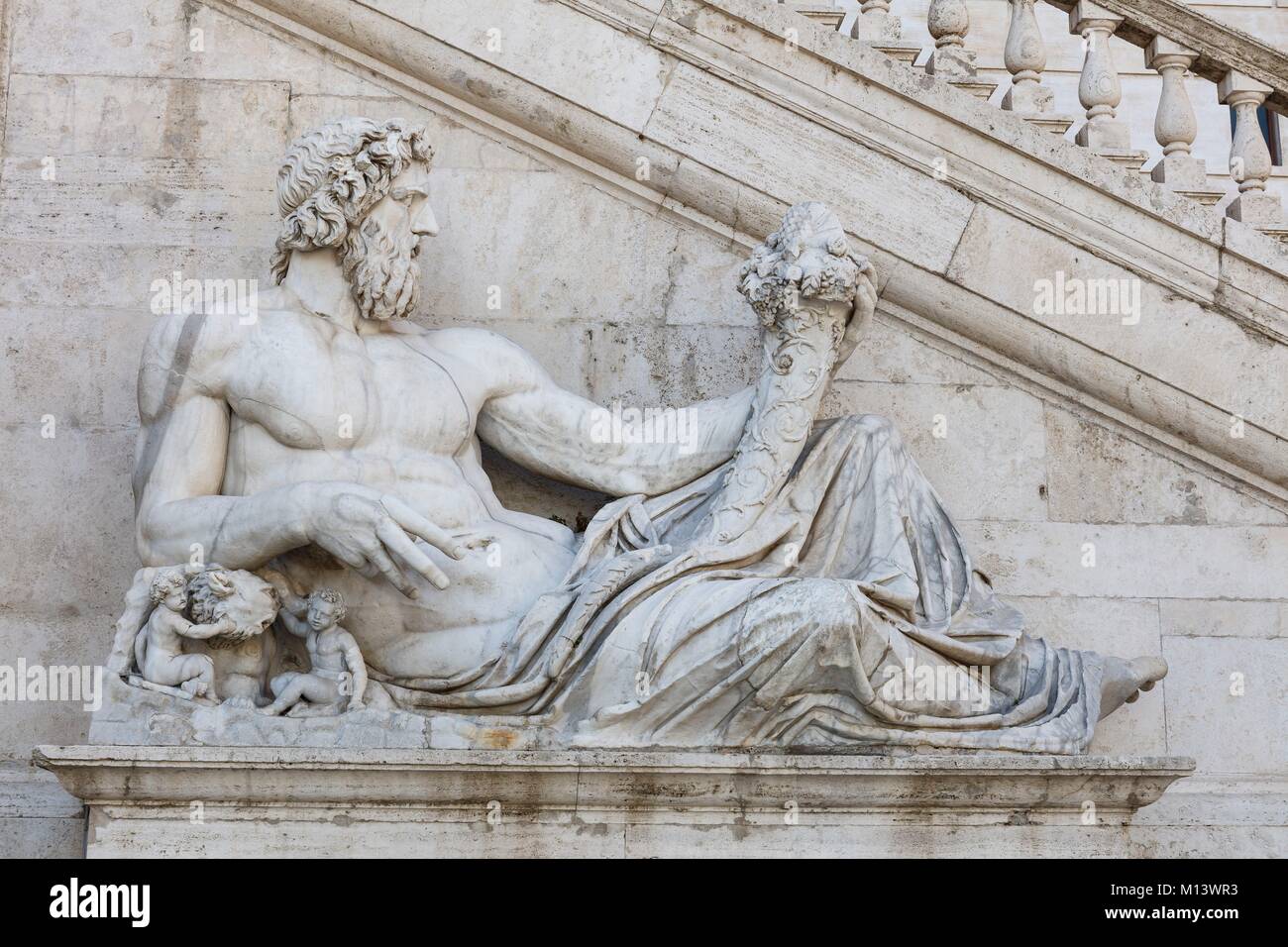 Italy, Latium, Rome, historic centre listed as World Heritage by UNESCO ...