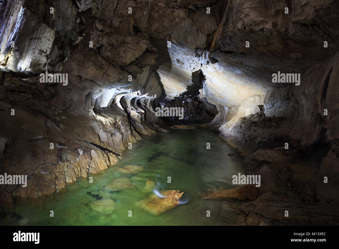 Underground water in cave hi-res stock photography and images - Alamy