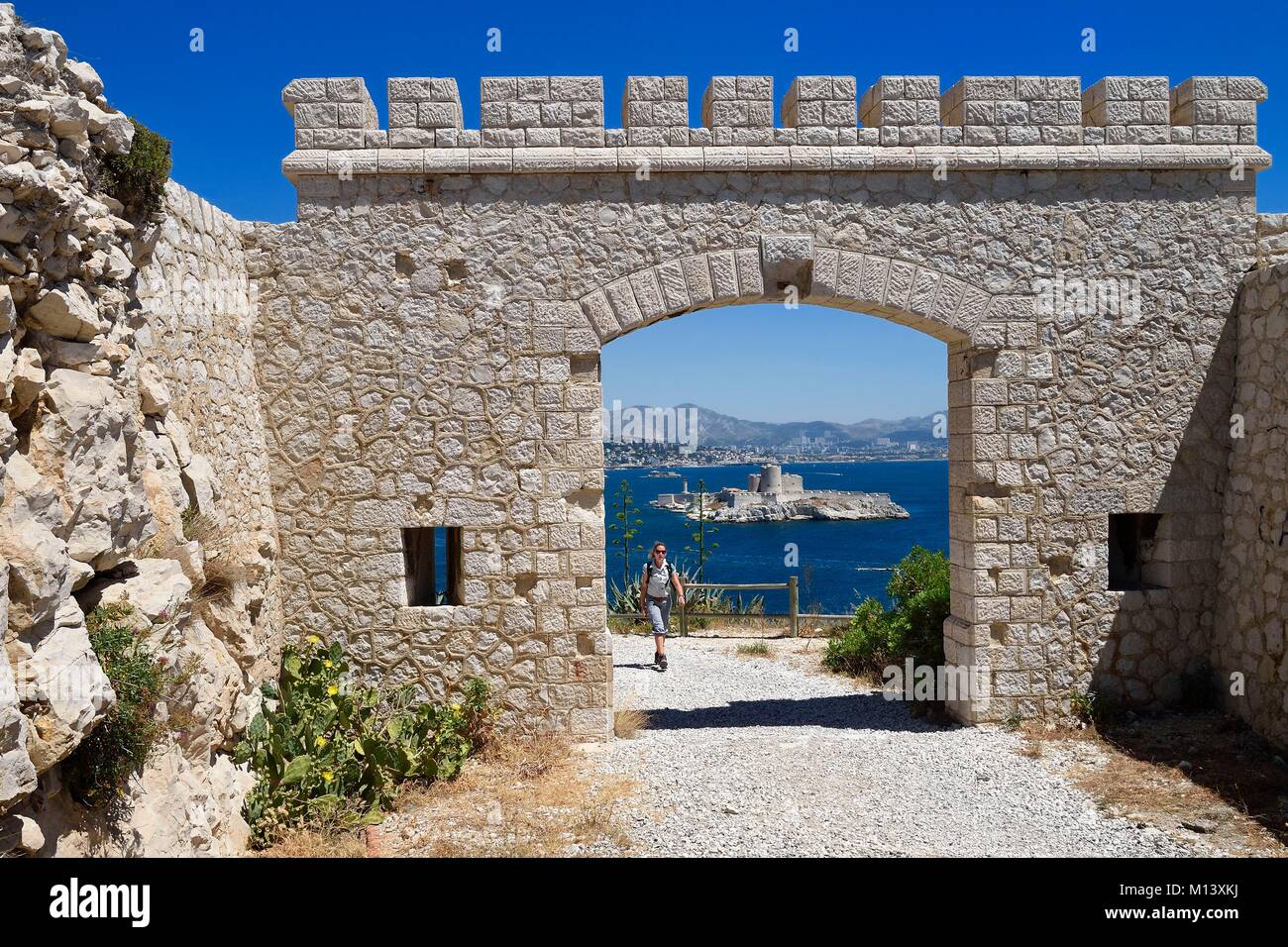 France, Bouches du Rhone, Marseille, Calanques National Park ...