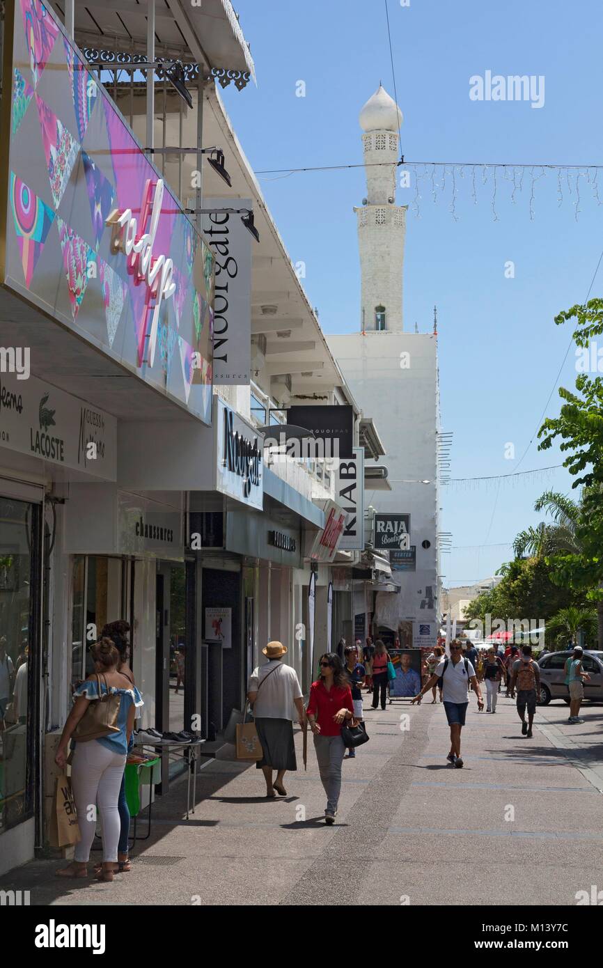 France, Reunion island, Saint Denis, Noor e Islam Mosque Stock Photo ...
