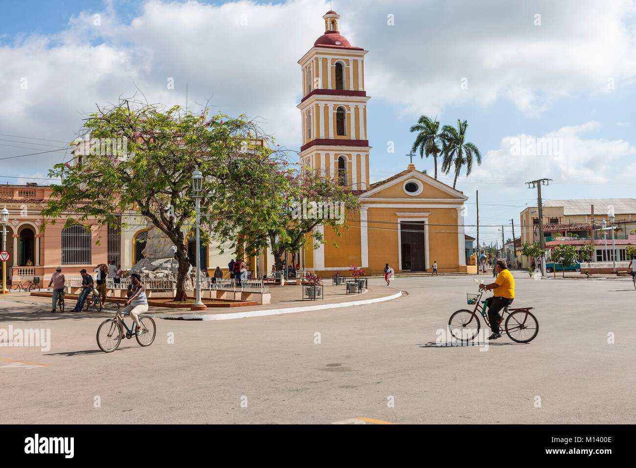 Colonial architecture plaza remedios villa hi-res stock photography and ...