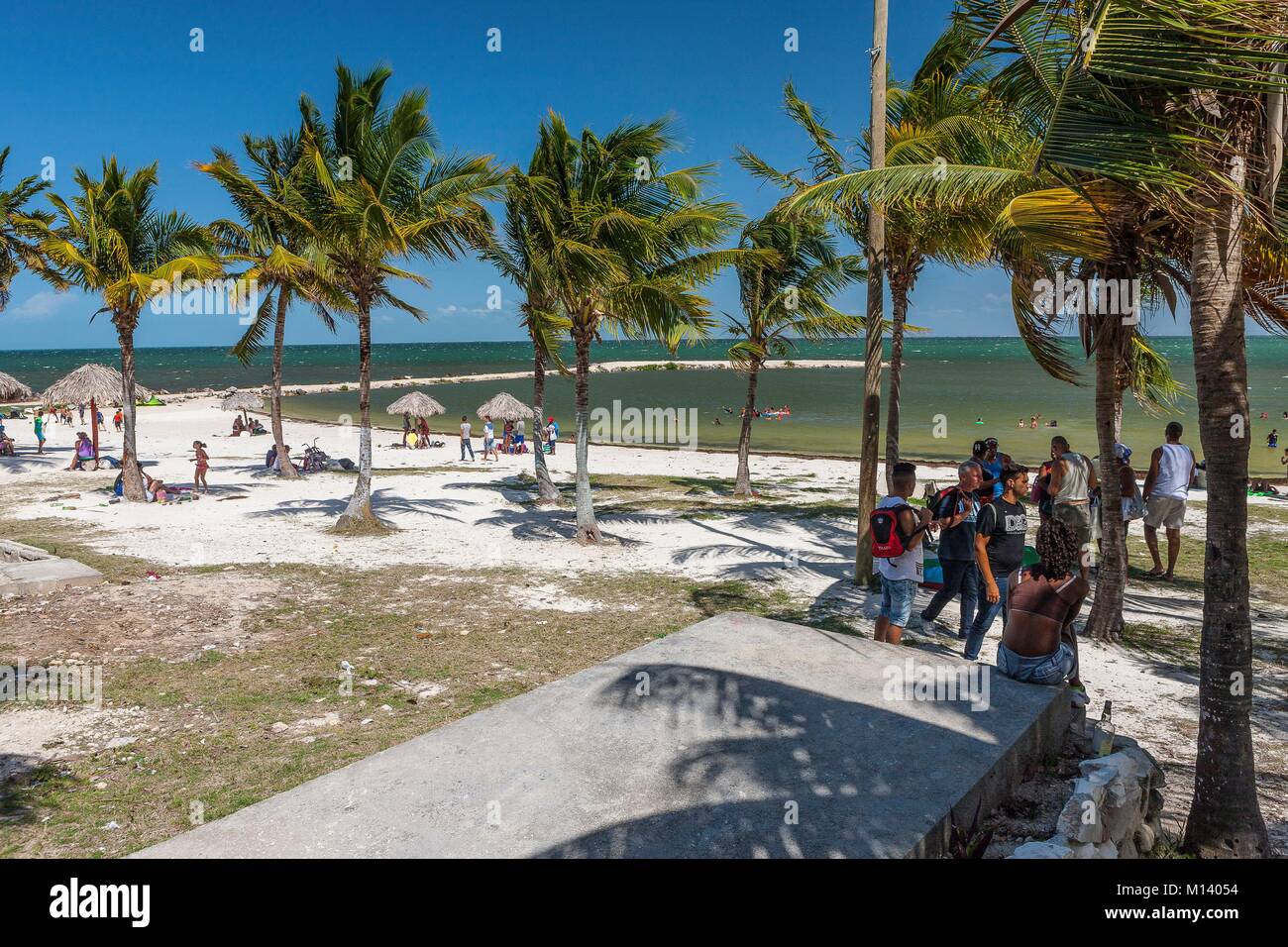 Cuba, Villa Clara province, Caibarien, the beach Stock Photo - Alamy