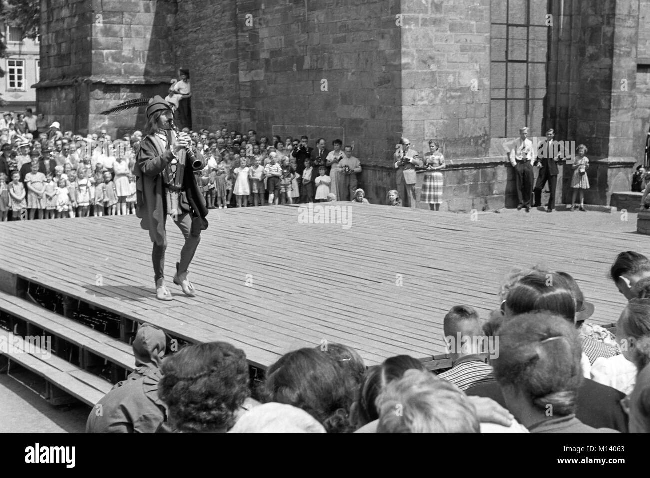 Pied Piper of Hamelin Ceremony in Hamelin, Germany about 1955 image 9/ ...