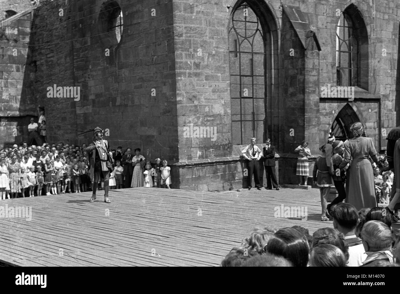 Pied Piper of Hamelin Ceremony in Hamelin, Germany about 1955 image 19/ ...