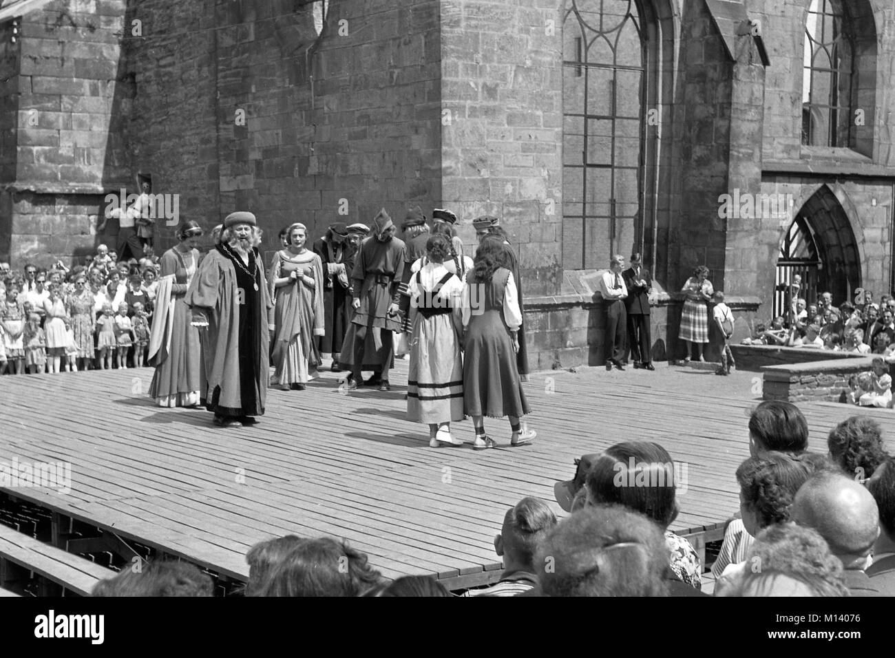 Pied Piper of Hamelin Ceremony in Hamelin, Germany about 1955 image 25/ ...