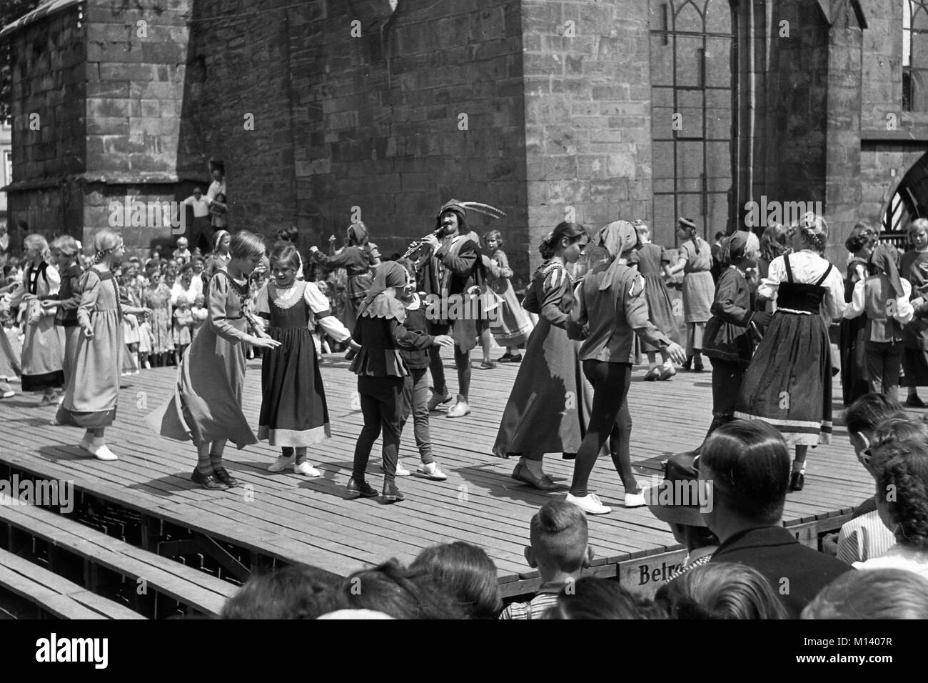 Pied Piper of Hamelin Ceremony in Hamelin, Germany about 1955 image 29/ ...