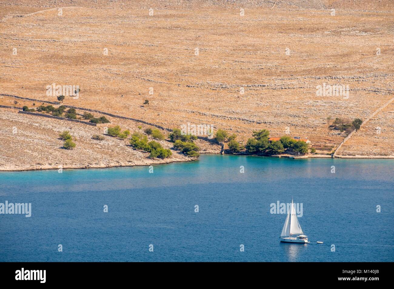 Croatia, North Dalmatia, Dalmatian coast, Kornati Archipelago National ...