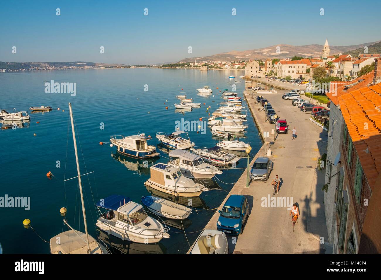 Croatia, North Dalmatia, Dalmatian coast, Zadar archipelago, Kastela ...