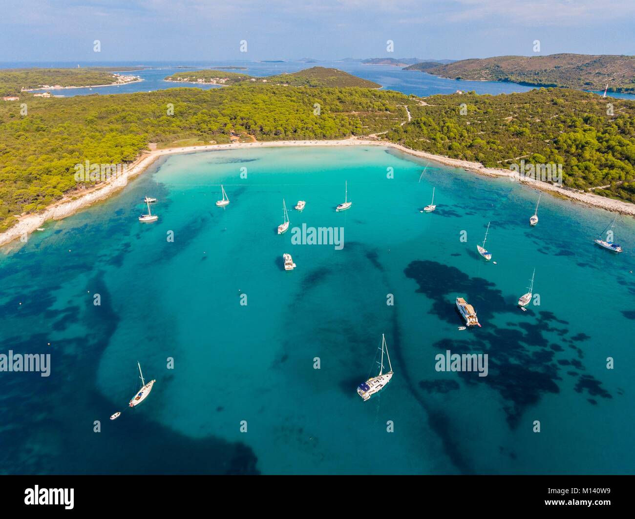 Croatia, North Dalmatia, Dalmatian coast, Zadar archipelago, Dugi Otok ...