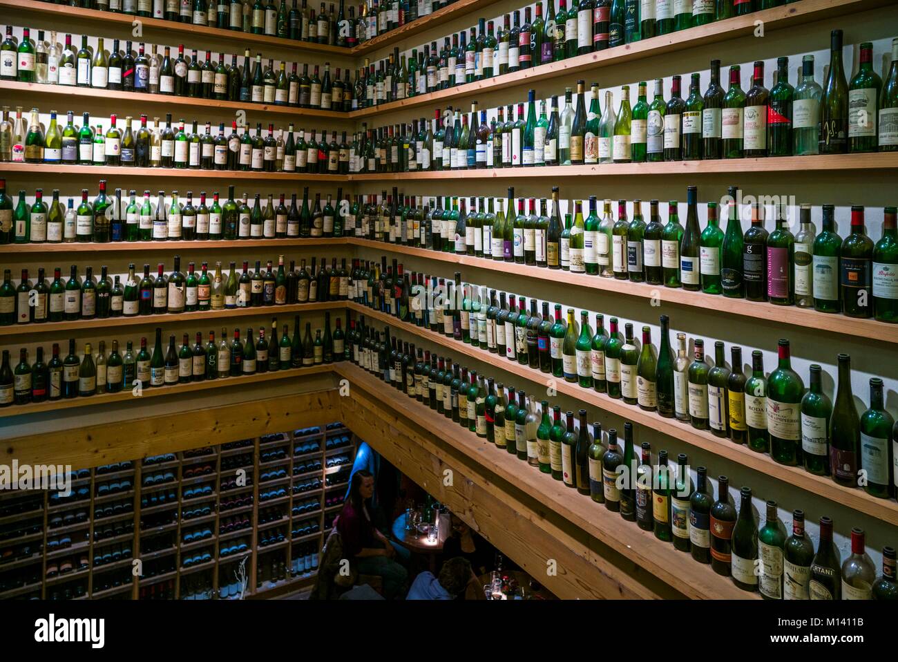 Austria, Vienna, wine shop, interior Stock Photo - Alamy