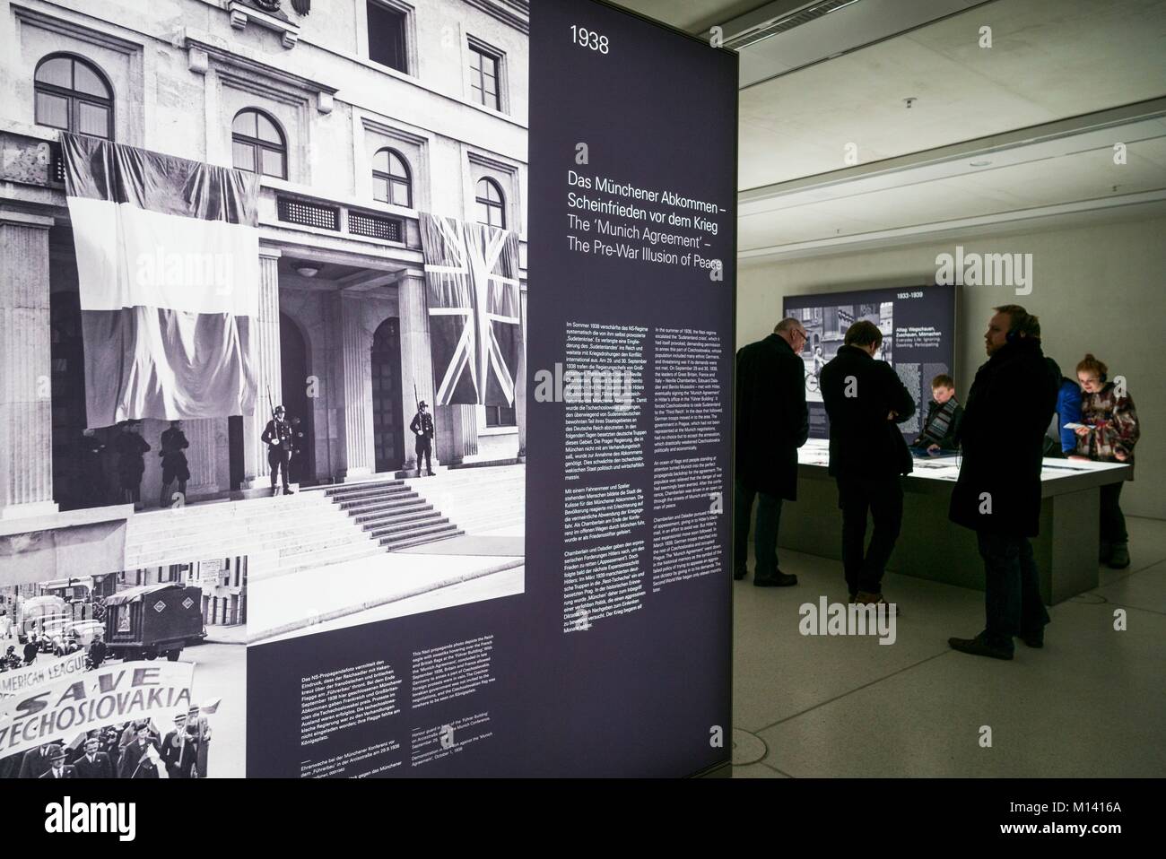 Germany, Bavaria, Munich, NS-Dokumentationszentrum Munchen, museum of ...
