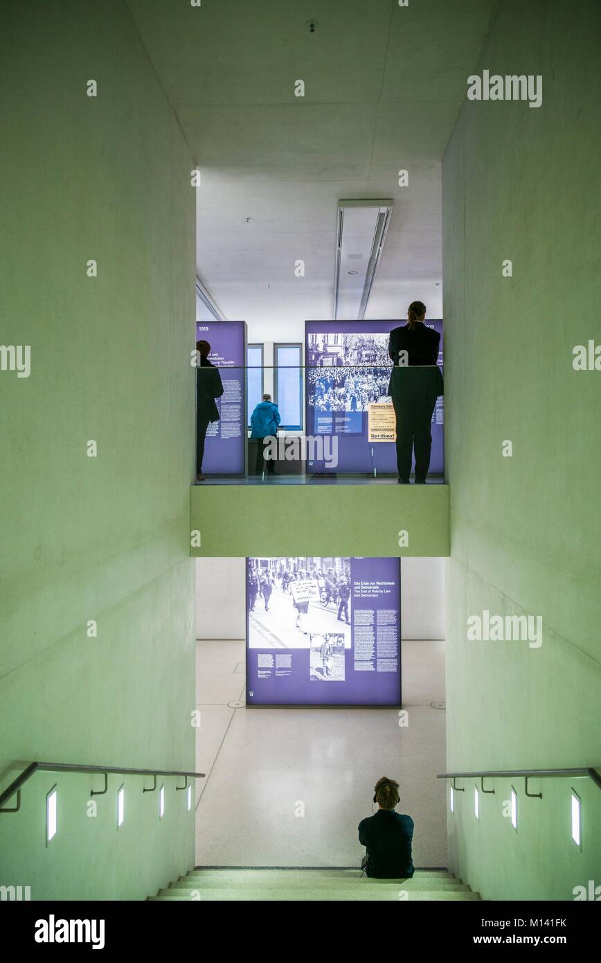 Germany, Bavaria, Munich, NS-Dokumentationszentrum Munchen, museum of ...