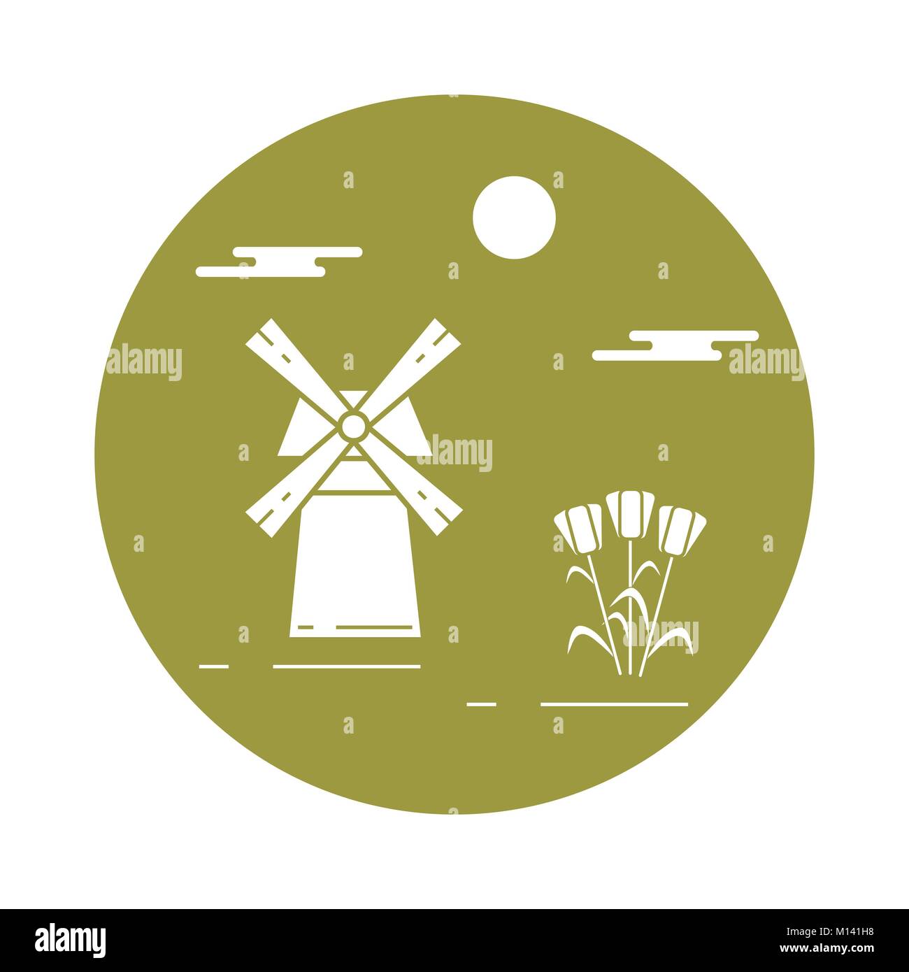 Dutch flowers holland Stock Vector Images - Alamy