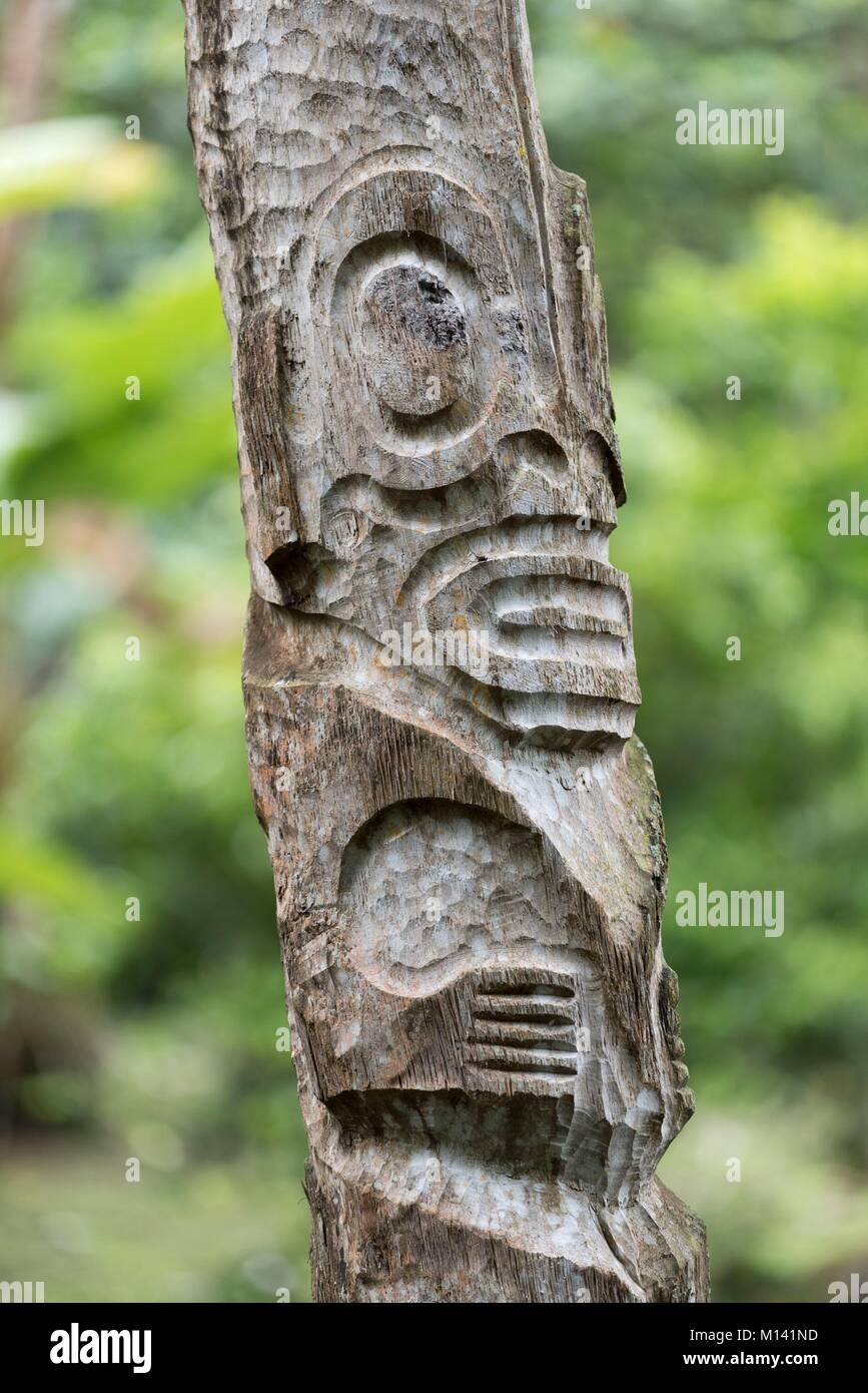 France, French Polynesia, Marquesas Archipelago, Nuku Hiva Island ...