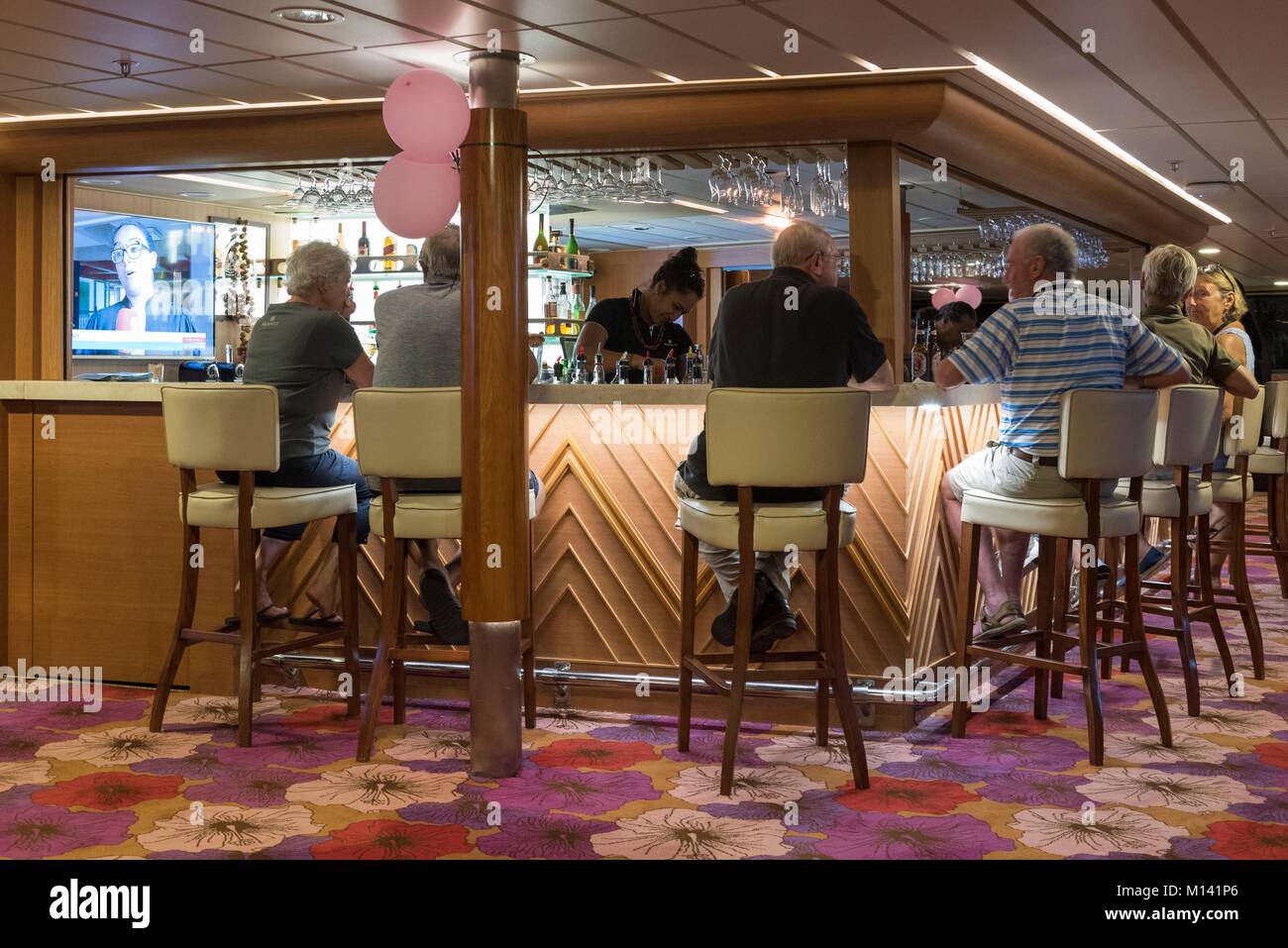 France, French Polynesia, Marquesas archipelago, Ua Pou island, Hakahau ...