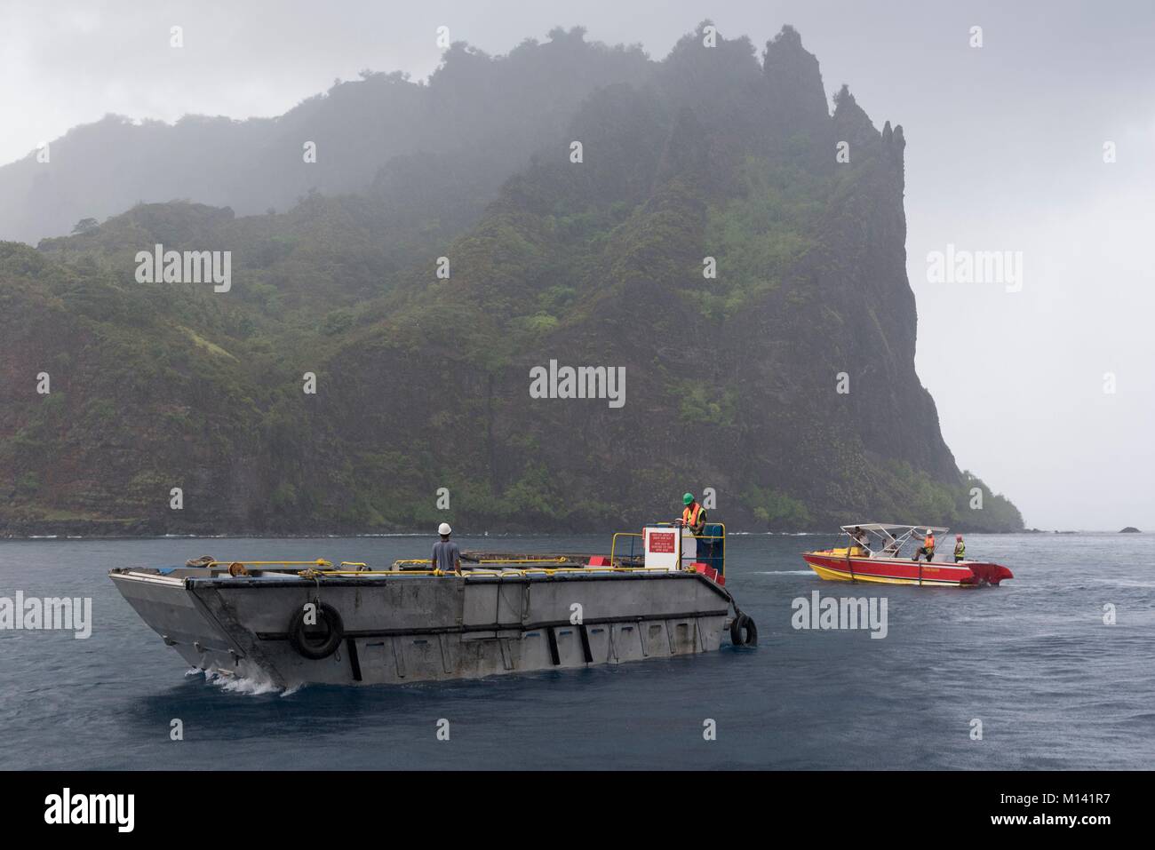 France, French Polynesia, Marquesas Archipelago, Fatu Hiva Island, Omoa ...