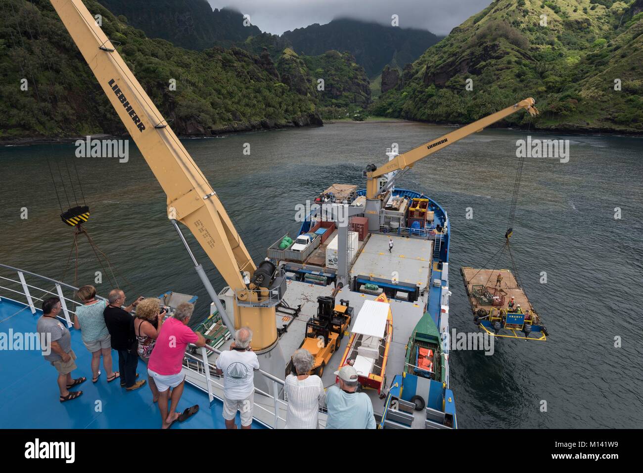 France, French Polynesia, Marquesas archipelago, Fatu Hiva island ...