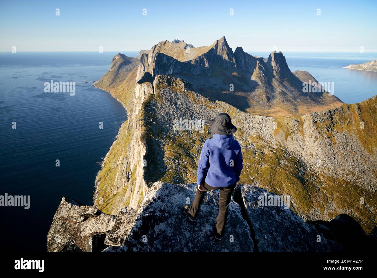 Norway, Troms County, north of the Arctic Circle, Senja island between ...