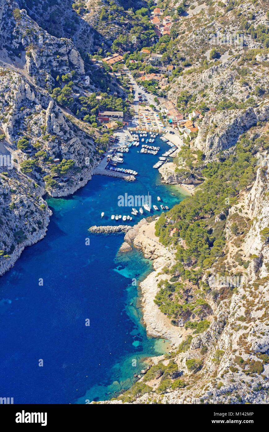 France, Bouches du Rhone, Calanques National Park, Marseille, Calanque ...