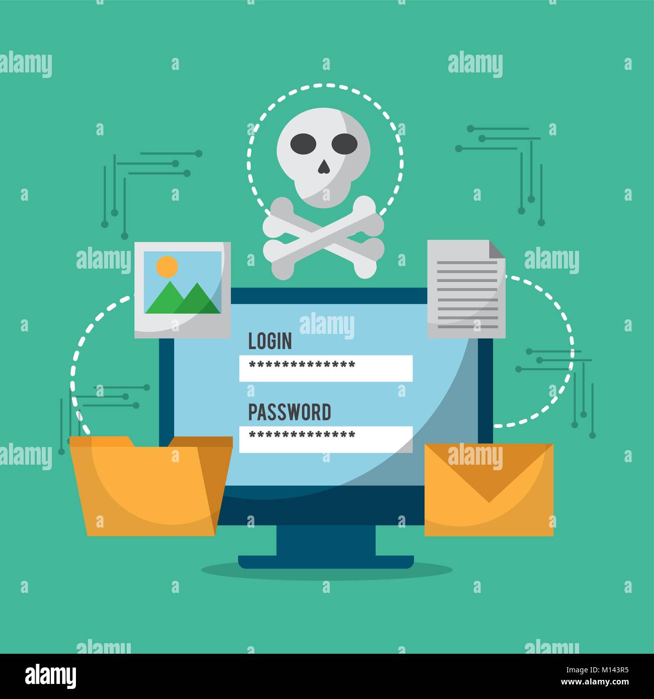 Tech meltdown Stock Vector Images - Alamy