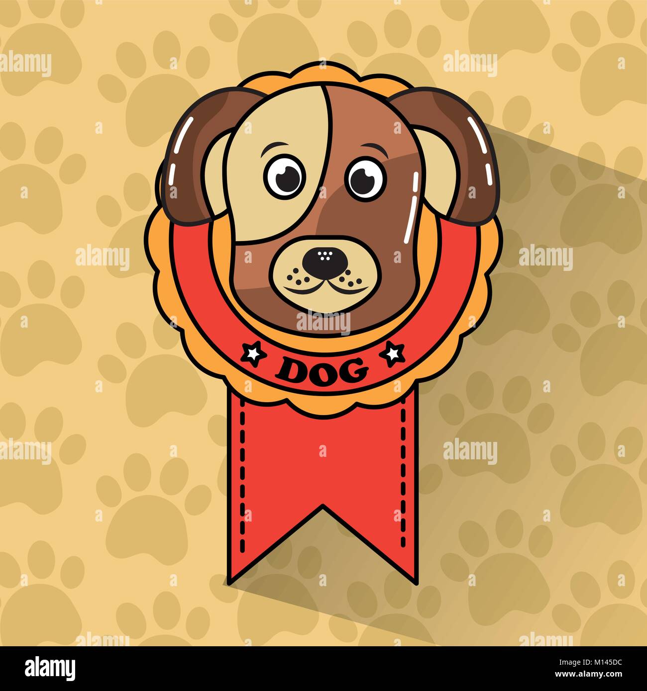 pet dog winner medal award Stock Vector Image & Art - Alamy