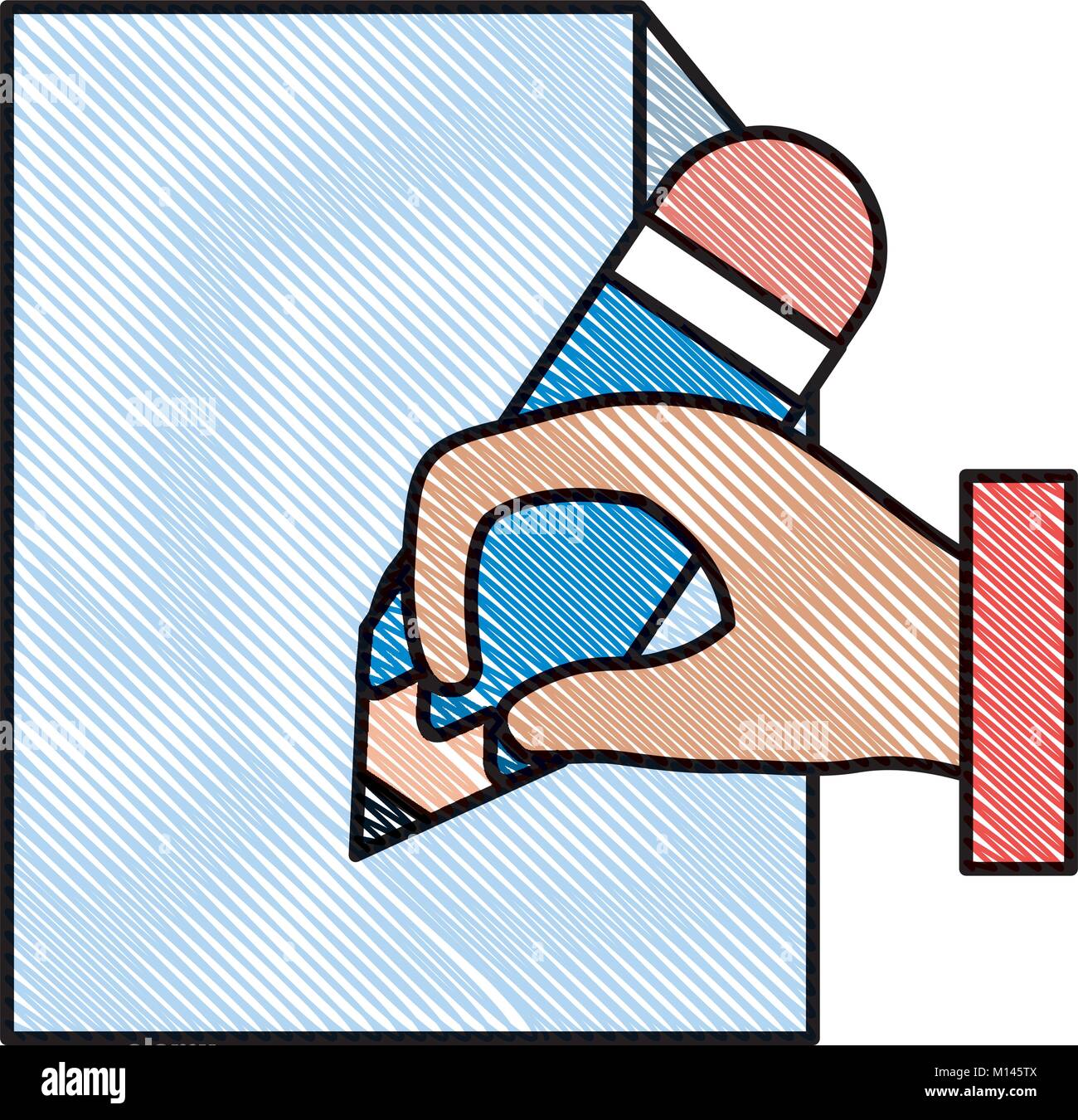 Writen by hand Stock Vector Images - Alamy