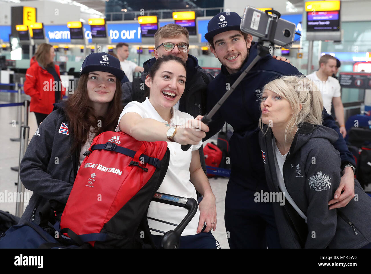 Great Britain's (from left to right) Kathryn Thomson, Charlotte ...