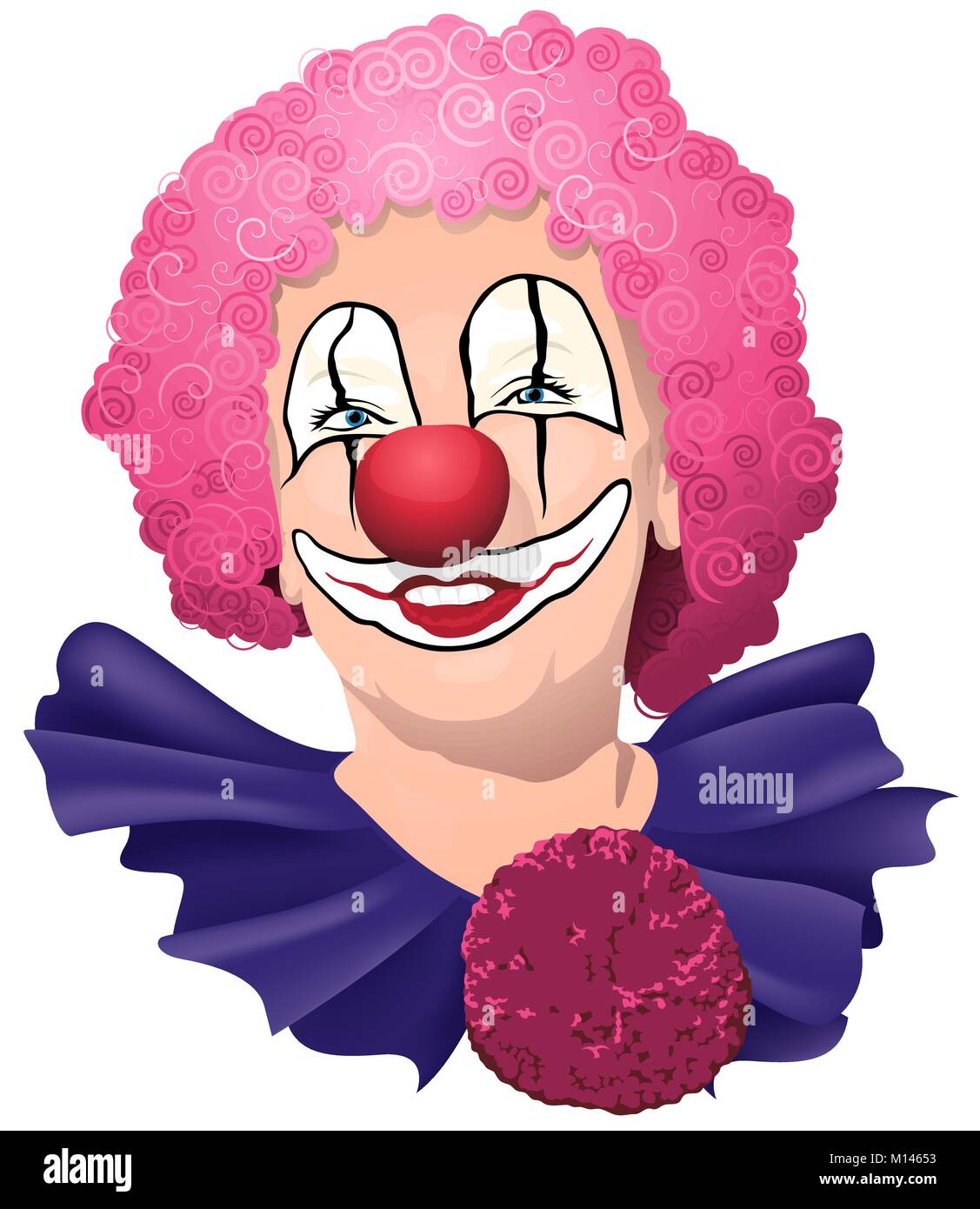 Happy Smiling and Funny Clown Stock Vector Image & Art - Alamy