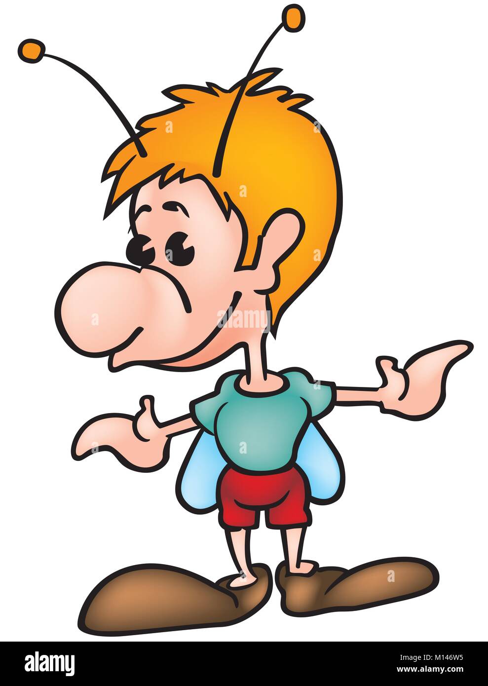 Bug Standing and Gesturing Stock Vector Image & Art - Alamy