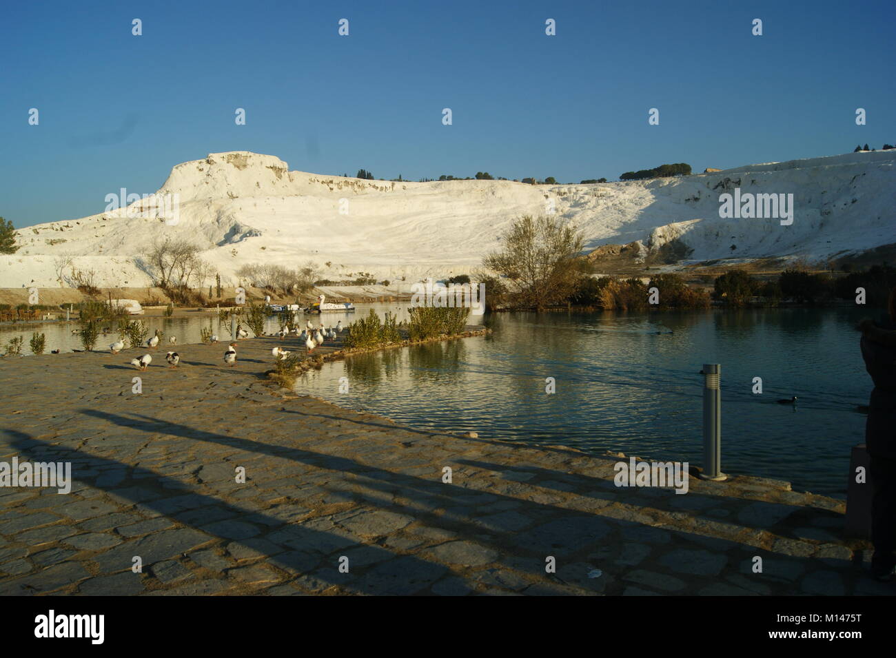 The Travertine Terraces at Pamukkale, Turkey Stock Photo - Alamy
