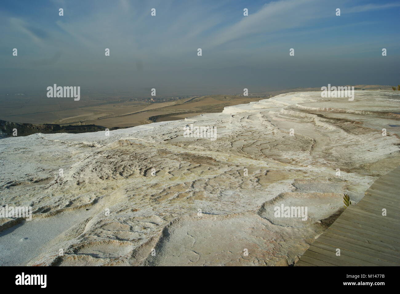 The Travertine Terraces at Pamukkale, Turkey Stock Photo - Alamy