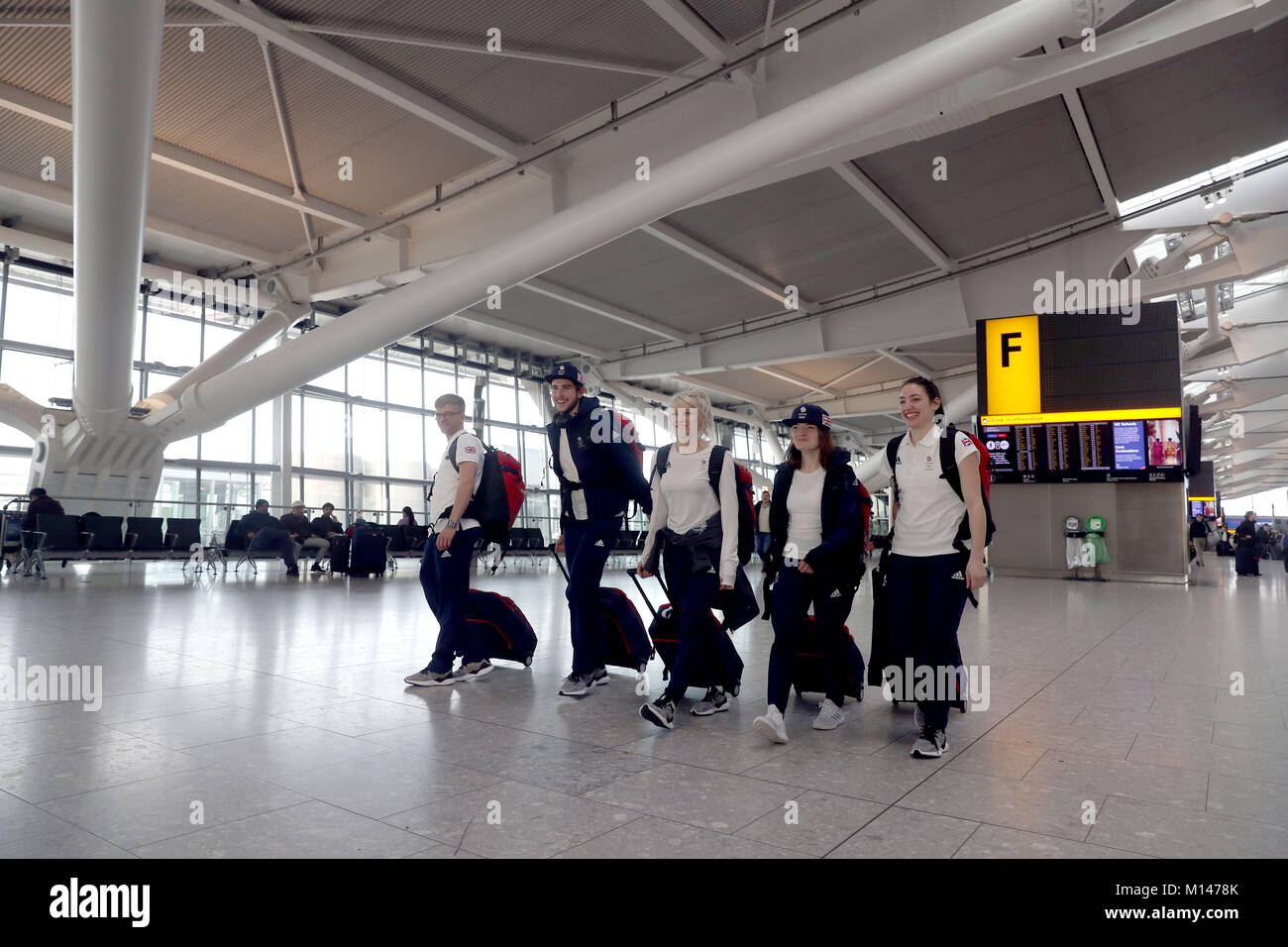Great Britain's (from left to right) Joshua Cheetham, Farrell Treacy ...