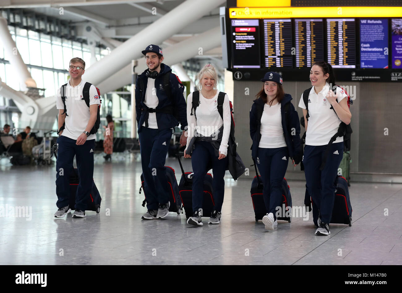 Great Britain's (from left to right) Joshua Cheetham, Farrell Treacy ...