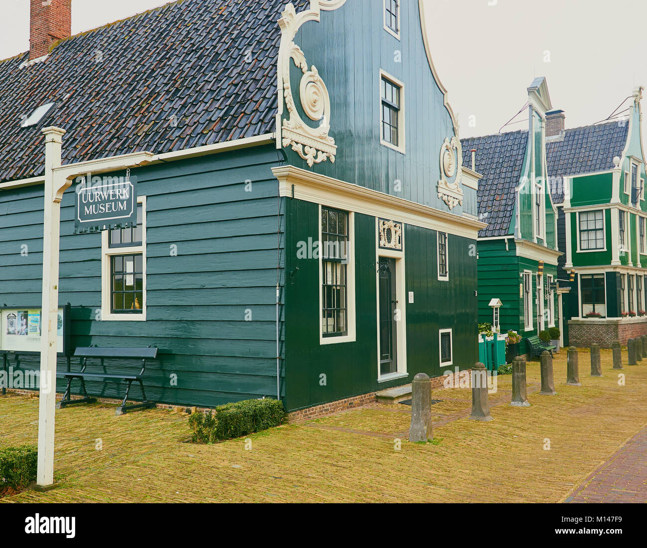 Dutch Watch and Clock Museum in a 17th century cottage, Zaanse Schans a ...