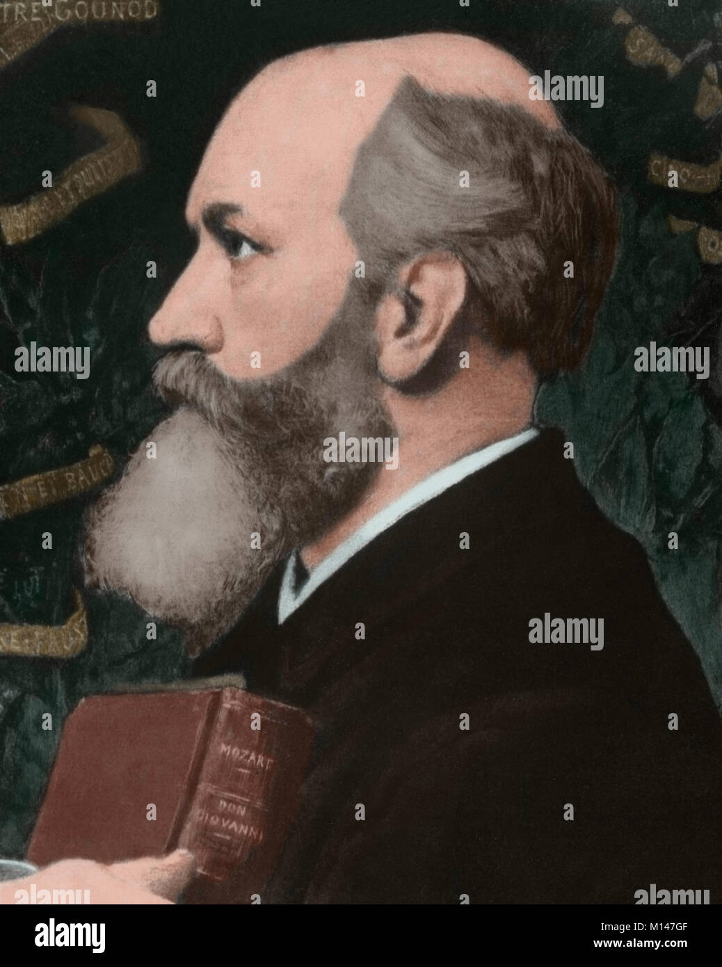 Charles Gounod (1818-1893). French composer. Portrait. Engraving ...