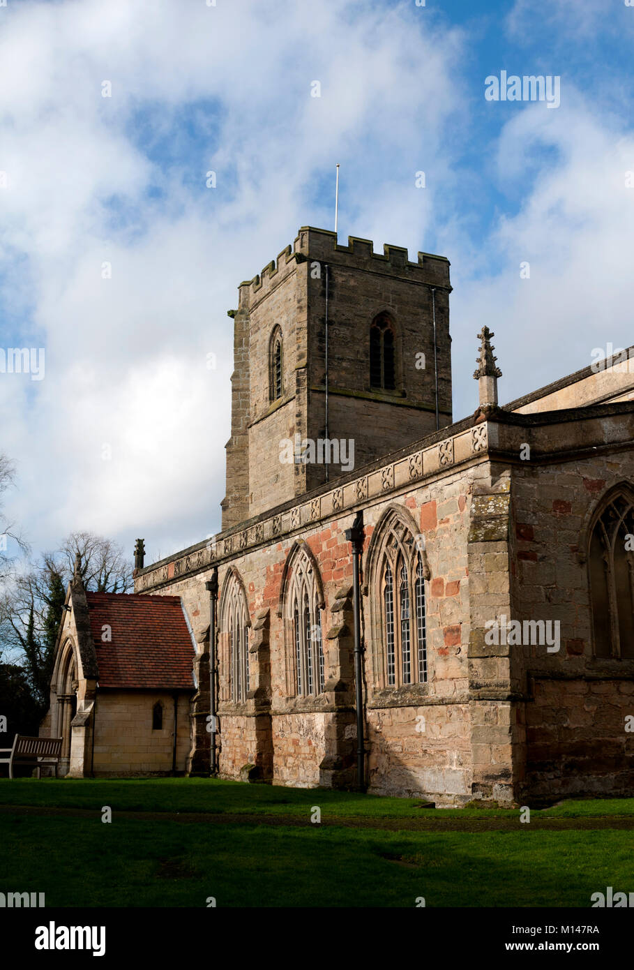 St. John the Baptist Church, Wolvey, Warwickshire, England, UK Stock ...