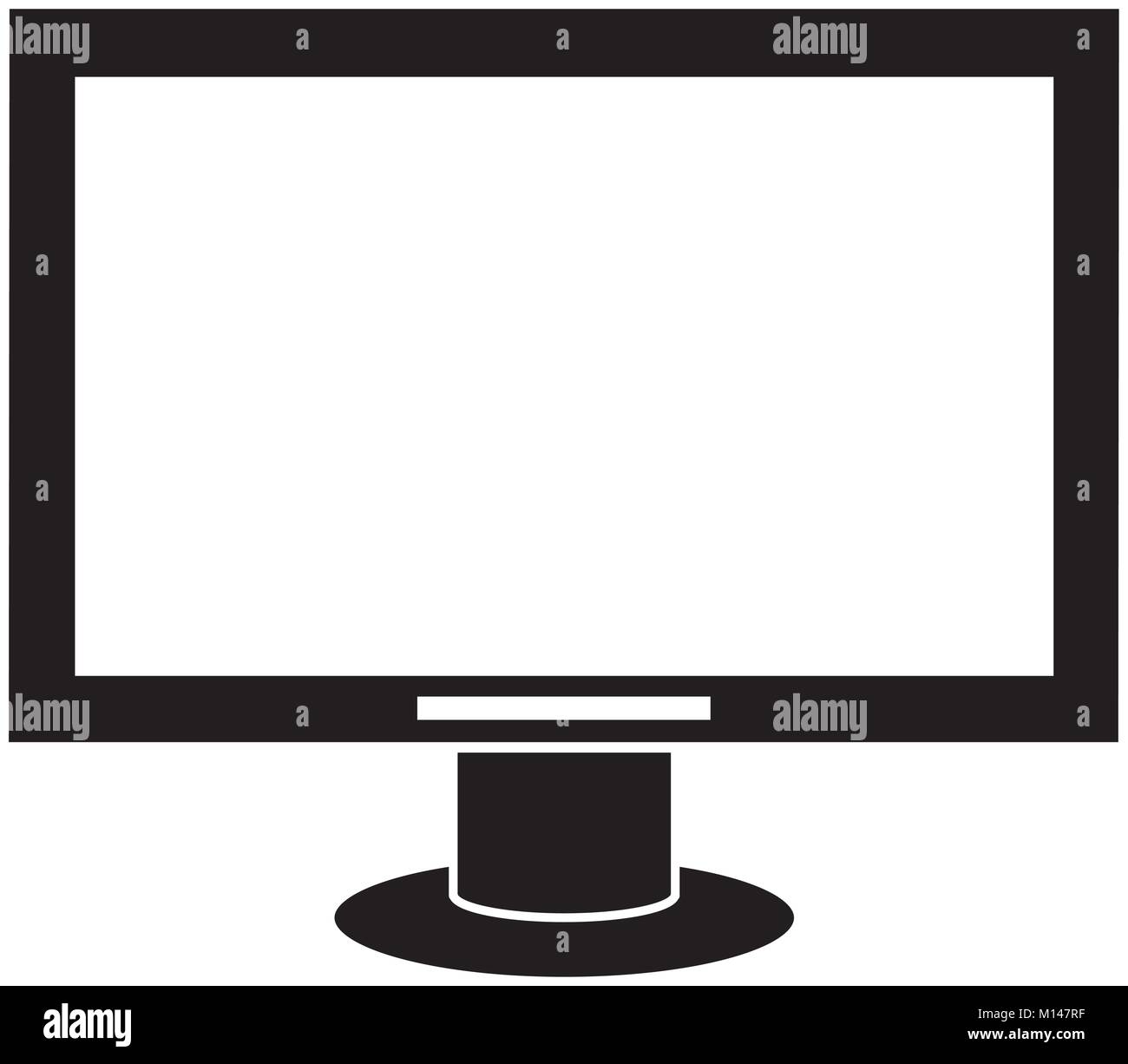 monitor computer isolated icon vector illustration design Stock Vector ...