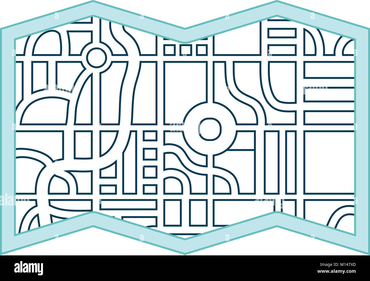 paper map guide icon vector illustration design Stock Vector Image ...