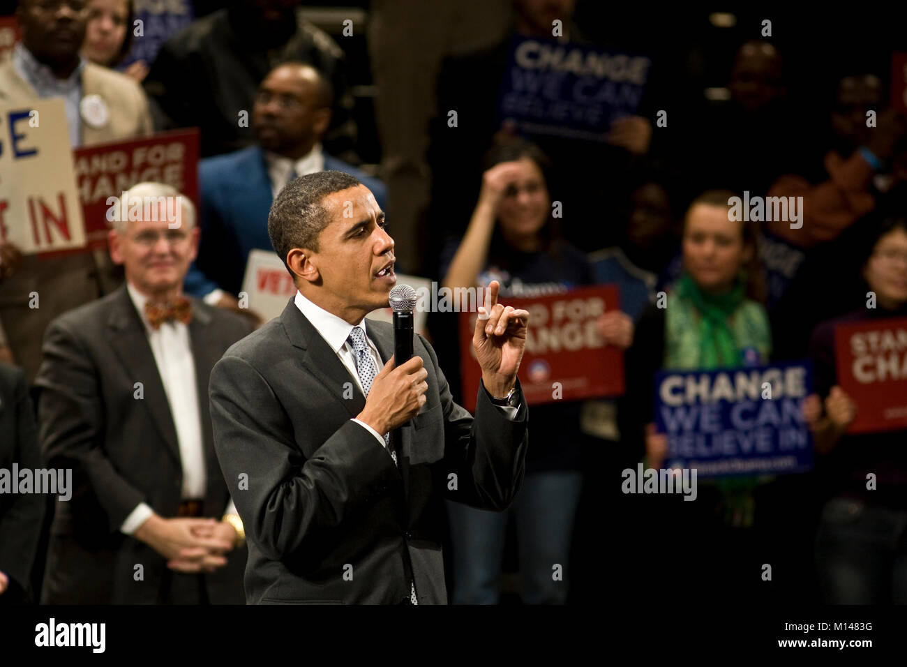 Then US Senator, Barack Obama, on the eve of the South Carolina primary ...